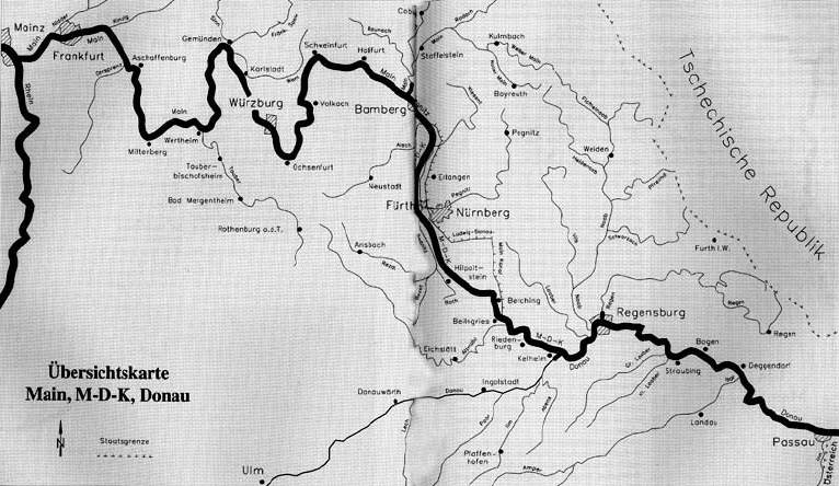 Übersicht Main-Donau-Kanal - Berchinger Yacht Club e.V.